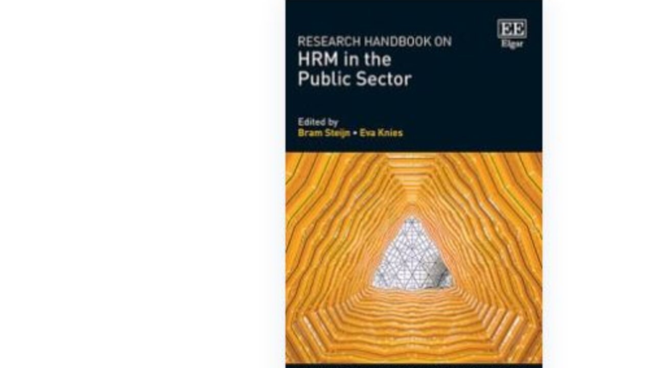 Research Handbook on HRM in the Public Sector | Erasmus School of ...