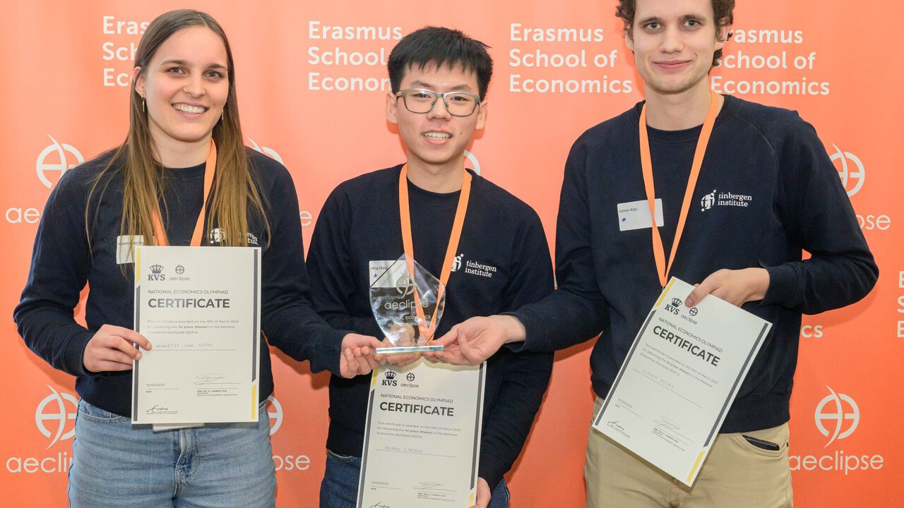 First place for MPhil students in the National Economics Olympiad ...