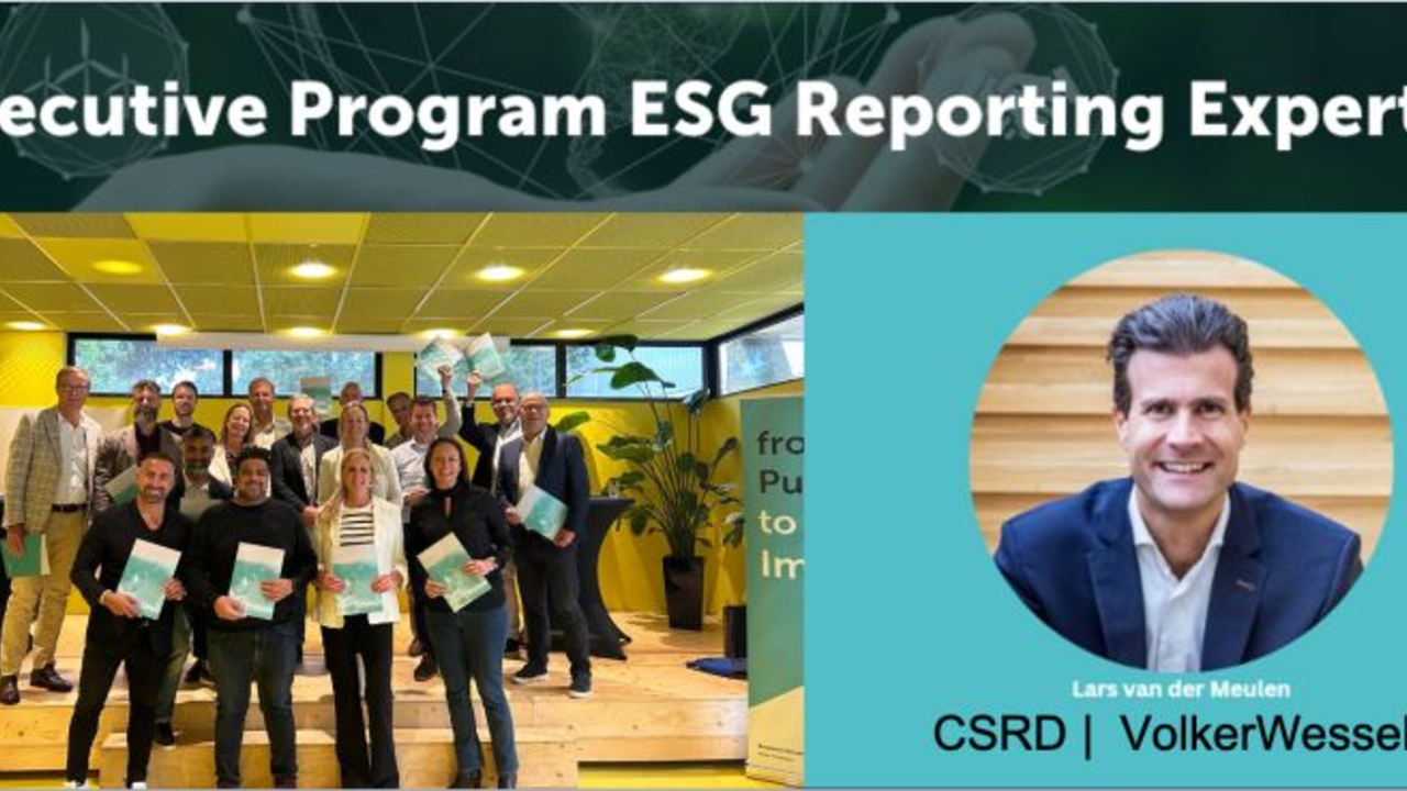 Diploma-uitreiking ESG Reporting Expert | Impact Centre Erasmus ...