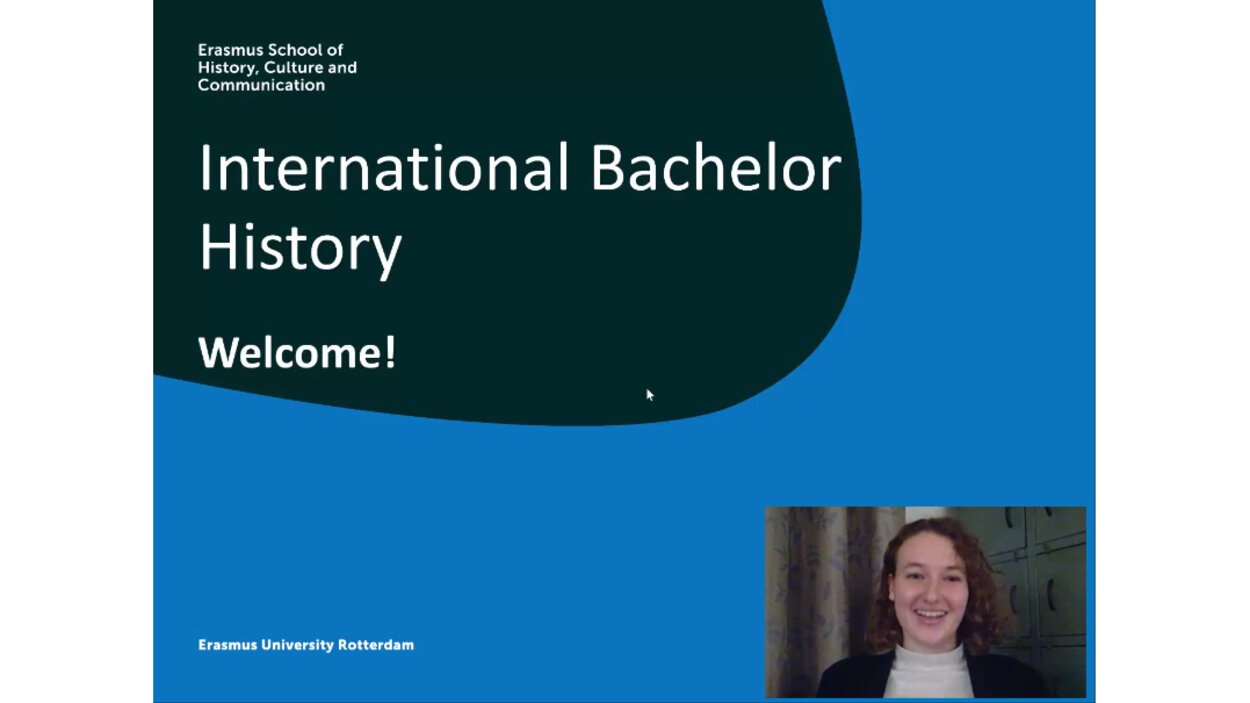 Programme overview Bachelor International Bachelor History | Erasmus ...